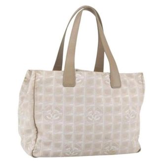 Chanel Pre-owned Nylon Tote Bag - - Pre-owned - Damen - Beige - ONE SIZE