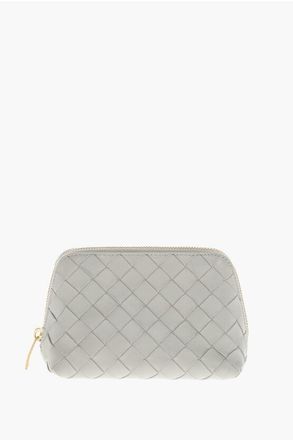 Bottega Veneta Braided Leather Necessarie with Zip Gr&ouml;&szlig;e Unica
