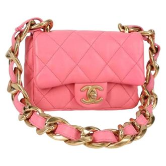 Chanel Sac bandouli&egrave;re Vintage Pre-owned - Femme - Pre-owned - Rose - Taille: ONE Size