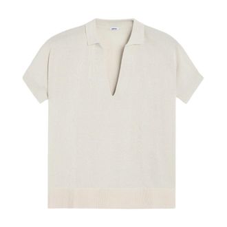 Aspesi Polo Shirt 100% Baumwolle Modell 3616 - - Knitwear - Damen - Beige - M