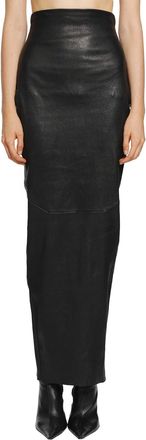 Rick Owens Tower Dirt Pillar Skirt