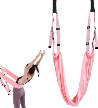 Generico Aerial Yoga Seil Aerial Yoga - Beindehnungsgurt f&uuml;r Tanz - starker Anti-Schwerkraft-Beindehnungsgurt f&uuml;r Heim&uuml;bungen, Inversions&uuml;bungen und Training