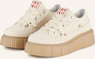 INUIKII Inuikii Sneaker Matilda Frayed Denim beige