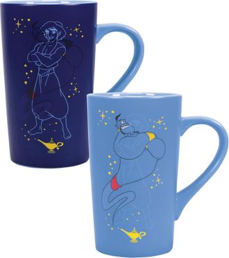 Half Moon Bay Disney Aladino Milchkaffeetasse, w&auml;rmeempfindlich, Motiv: Das Genie der Lampe (Ich h&auml;tte gerne ein Genie)