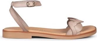 miMaO Sandales plates en cuir Beige, EU 40