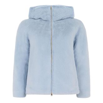 Herno Veste &agrave; capuche - Femme - Vestes - Bleu - Taille: 34 FR