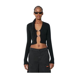 Heron Preston Damen, Strickwaren, Schwarzk, SGr&ouml;&szlig;e