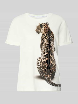 Marc Cain T-Shirt mit gro&szlig;em Tiermotiv-Print