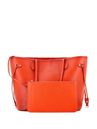 Louis Vuitton sac cabas Neverfull Epi en cuir - Orange