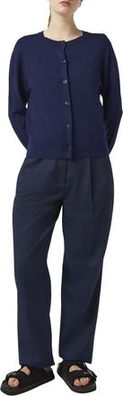 Scotch & Soda Crew Neck Relaxed Cardigan