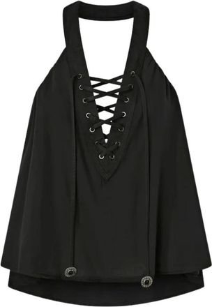 Pinko Pinko, Femme, Tops, Noir, Taille: 36 FR Top sans manches