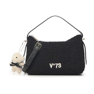V&deg; 73 Schwarze Synthetische Damenhandtasche - - Bags - Damen - Schwarzk - ONE SIZE