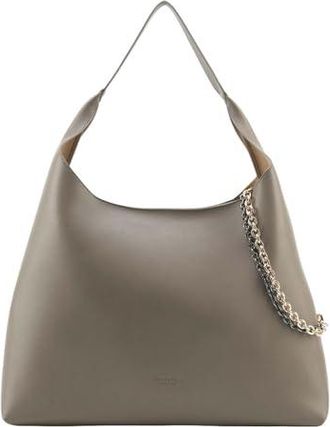 Seidenfelt Manufaktur sac &agrave; &eacute;paule Lainio Hobo Bag Grey gris