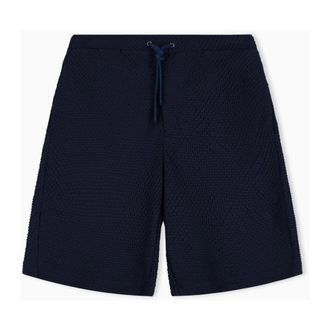 Emporio Armani Bermuda Shorts mit Gummizug - - Shorts - Herren - Schwarzk - L