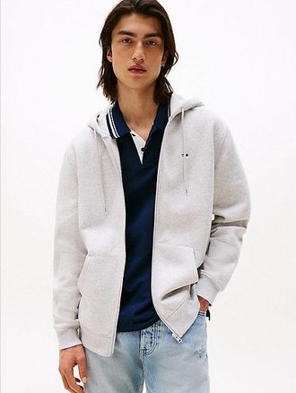 Tommy Hilfiger Sweat à capuche zippé en molleton brossé