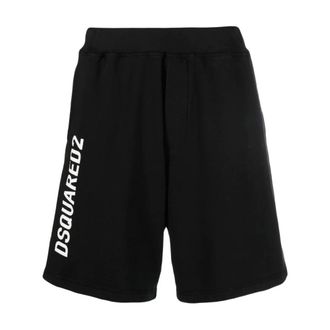 Dsquared2 Homme, Shorts, Noir, Taille: XL Shorts décontractés