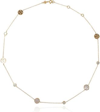 Tory Burch Collier Logo - Femme - Accessoires - Jaune - Taille: ONE Size