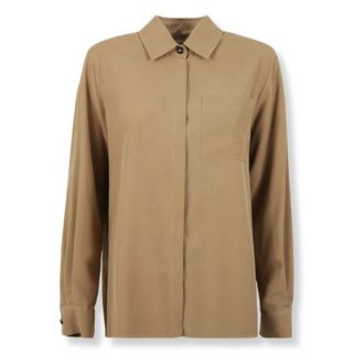 Max Mara Femme, Blouses et Chemises, Brun, Taille: 40 FR Camicia Mxmsiamese