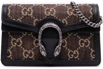 Gucci Hobo Bags - Mini GG Denim Dionysus Crossbody - Gr. unisize - in Braun - für Damen