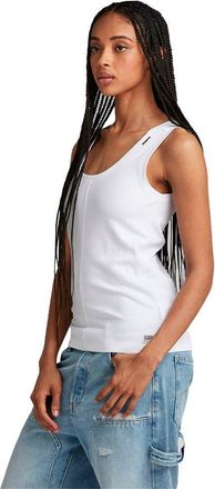 G-Star G-Star RAW Damen Front Seam Tank Top, Wei&szlig; (White D24521-D275-110), XXS