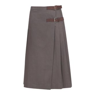 Semicouture Femme, Jupes, Brun, Taille: 42 FR Pabla Skirt