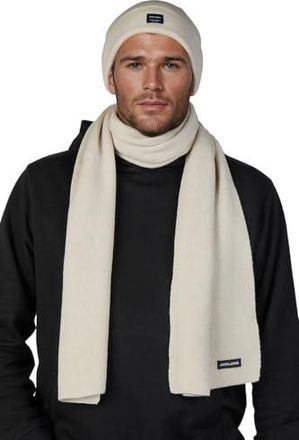 Jack & Jones Ensemble de bonnet et d&eacute;charpe pour homme 2-en-1 Ensemble dhiver Bonnet dhiver &Eacute;charpe dhiver Noir Bleu Gris Beige, Beige clair, taille unique