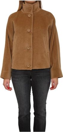 Max Mara Femme, Vestes, Brun, Taille: 40 FR Cappotto