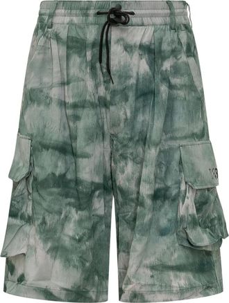 Yohji Yamamoto Homme, Shorts, Multicolore, Taille: XS Short AOP en nylon