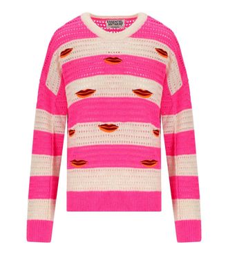 Essentiel PULL &Agrave; COL ROND JACKPOT FUCHSIA ESSENTIEL ANTWERP