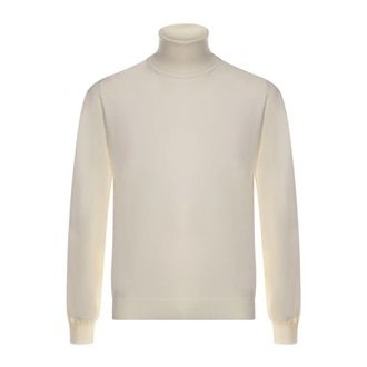 Mauro Ottaviani Wollrollkragenpullover - - Knitwear - Herren - Wei&szlig; - M