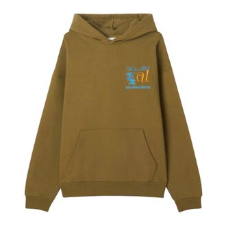 Obey Homme, Sweatshirts et sweats à capuche, Vert, Taille: L Collection de sweat à capuche lourd Automne/Hiver 2024-25