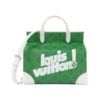 Louis Vuitton unisex, Pre-owned, Vert, Taille: ONE Size Sac cabas vintage Pre-owned