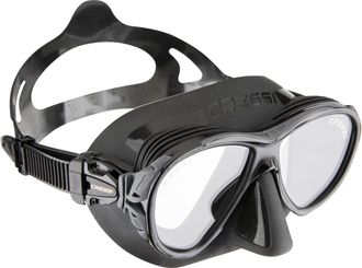 Cressi Naxos Mask - Tauchmaske mit Anti-Beschlag-System, Schwarz/Schwarz, Einheitsgr&ouml;&szlig;e, Unisex Erwachsene