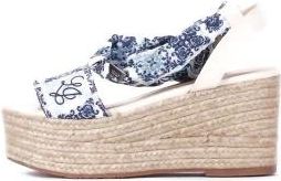 Liu Jo Femme, Chaussures, Bleu, Taille: 41 EU Bali 03 Wedge Sandal