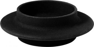 NORMANN COPENHAGEN 330310 Heima Blockkerzenhalter, Gusseisen, schwarz, 13 x 13 x 4.3 cm