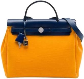 Herm&egrave;s Pre-owned Herbag Zip 31 - Femme - Pre-owned - Orange - Taille: ONE Size