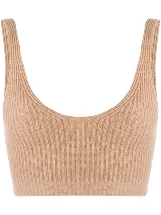 Cashmere in Love Cropped-Stricktop - Nude