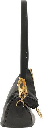 Burberry Womens Bag Knight Black Leather Shoulder