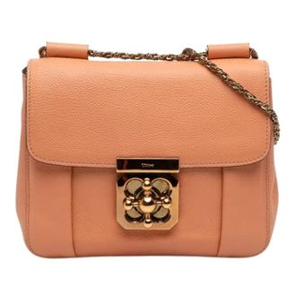 Chlo&eacute; Sac bandouli&egrave;re Elsie Pre-owned - Femme - Pre-owned - Orange - Taille: ONE Size