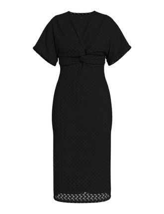 Vila Visolira O-Neck S/S Midi Dress/Dfs