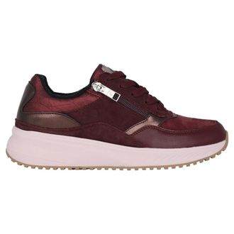 Waldl&auml;ufer Roter Schn&uuml;r-Zip-Sneaker f&uuml;r Frauen - - Shoes - Damen - Rot - 36 EU