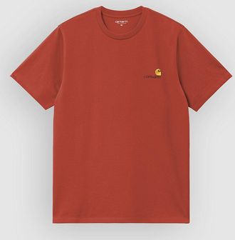 Carhartt Work in Progress American Script T-Shirt oxide red