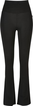 Urban Classics Damen Womens Organic Stretch Jersey Bootcut Leggings Yoga Pants, Schwarz, 4XL EU