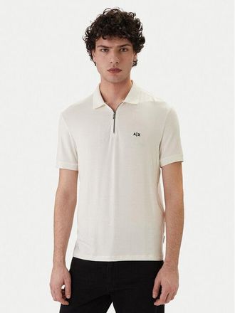 A|X Armani Exchange Poloshirt XM002372 AF21936 U0009 Wei&szlig; Regular Fit