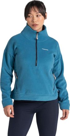 Craghoppers Caprice Fleece f&uuml;r Damen, mit kurzem Rei&szlig;verschluss (Tay Blau)