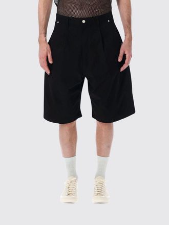 Comme Des Gar&ccedil;ons Short en denim de coton &agrave; 5 poches longueur genou