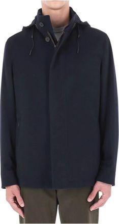 Ermenegildo Zegna Cima Overjacket - Homme - Manteaux - Bleu - Taille: L
