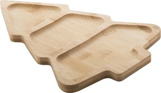 noTrash2003 Weihnachtliche Snackschale Snackteller Servierplatte für Advent Nikolaus Christmas Tapas Dipschale Nüsse Weihnachtsplätzchen in Weihnachtsbaum Form au