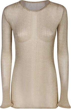 SAPIO Sapio, Femme, Pulls, Beige, Taille: 44 FR N22 Jersey Oro