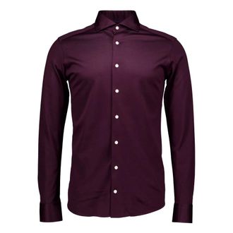 Eton Homme, Chemises, Rouge, Taille: 3XL Chemise en tricot Filo di Scozia